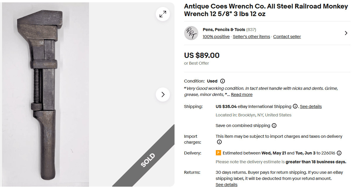 How to Identify & Value Antique Wrench (Rare Types & Brands)