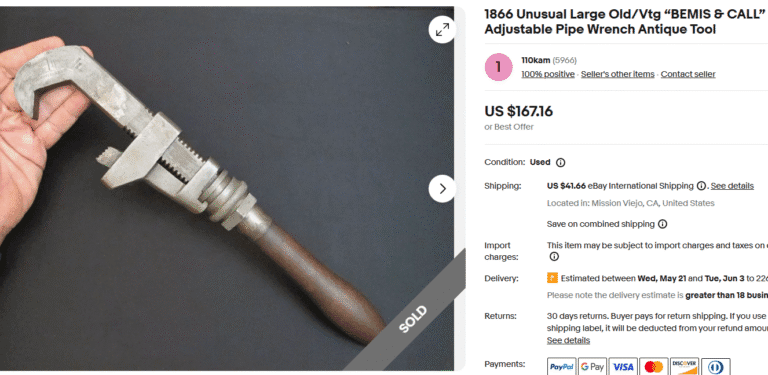 How to Identify & Value Antique Wrench (Rare Types & Brands)