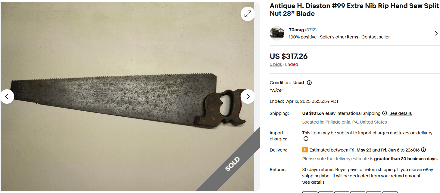 Antique Hand Saw: Value & Identification Guide (With Types)