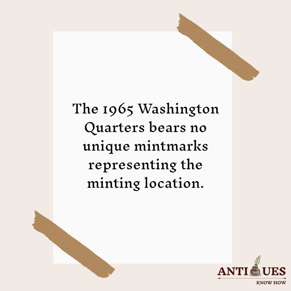 1965 Washington Quarter Value (SMS, Coin Errors & Mint Marks)