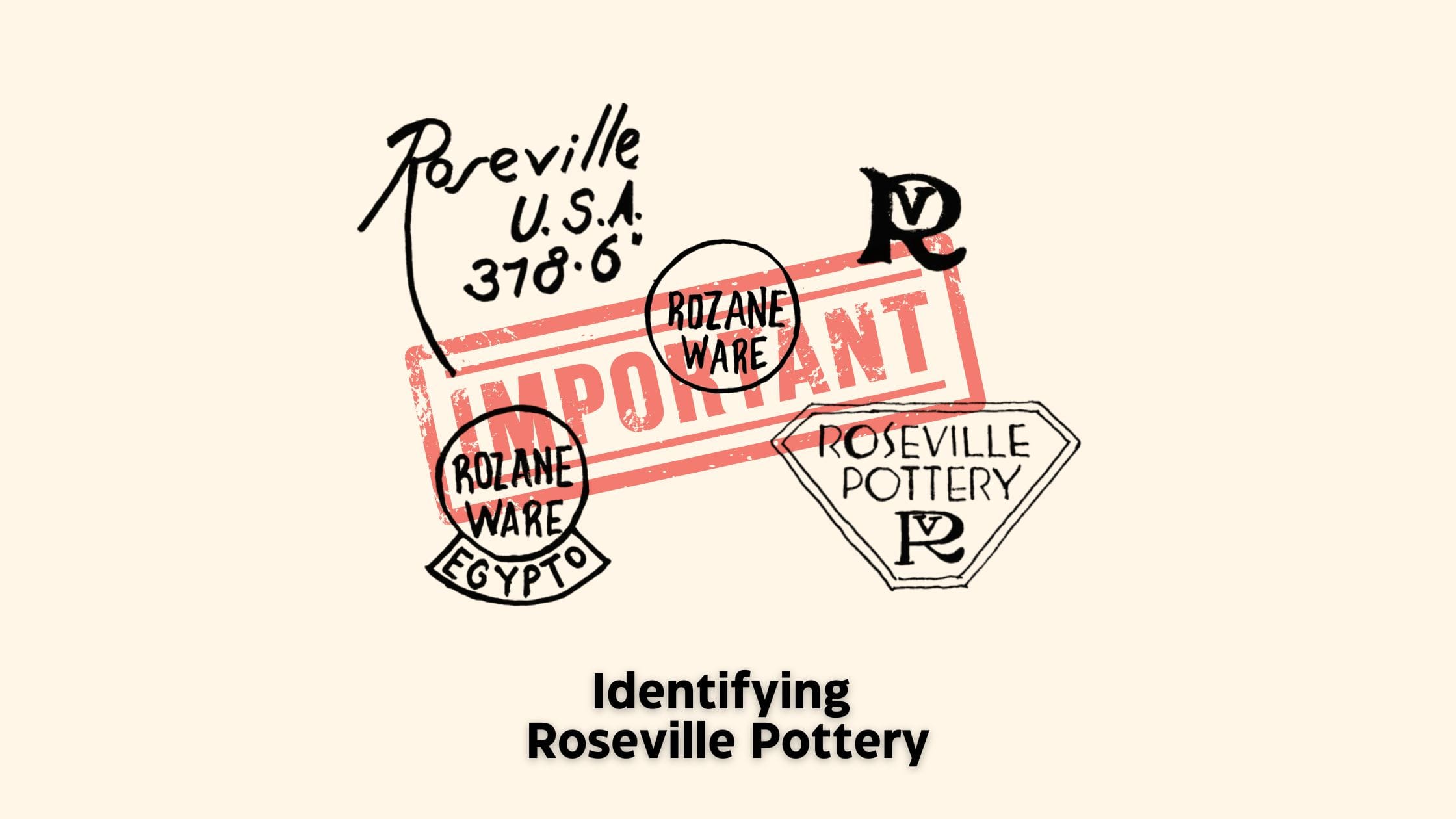 Roseville Pottery Marks: A Visual Guide with Easy Chart