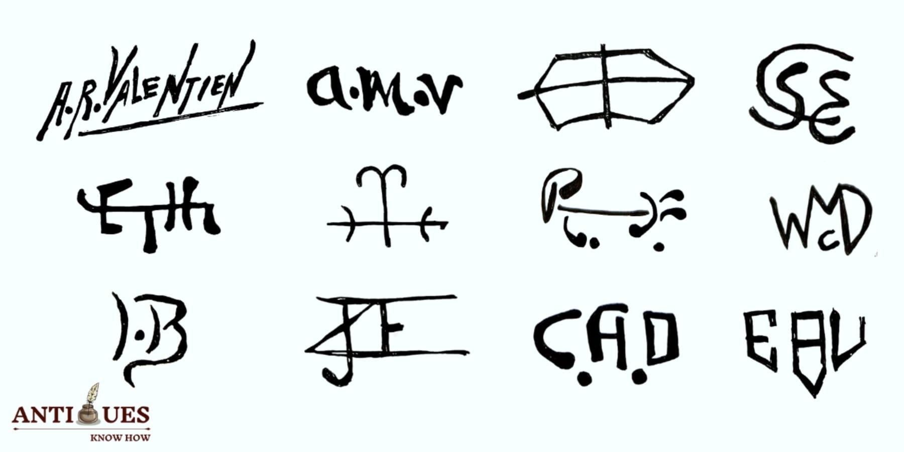 Identifying Gzhel Pottery Marks (Visual Guide with Values)