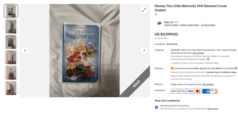 Disney VHS Tapes: How to Identify the Ones Worth Money