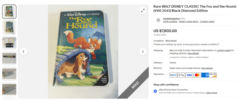 Disney VHS Tapes: How to Identify the Ones Worth Money