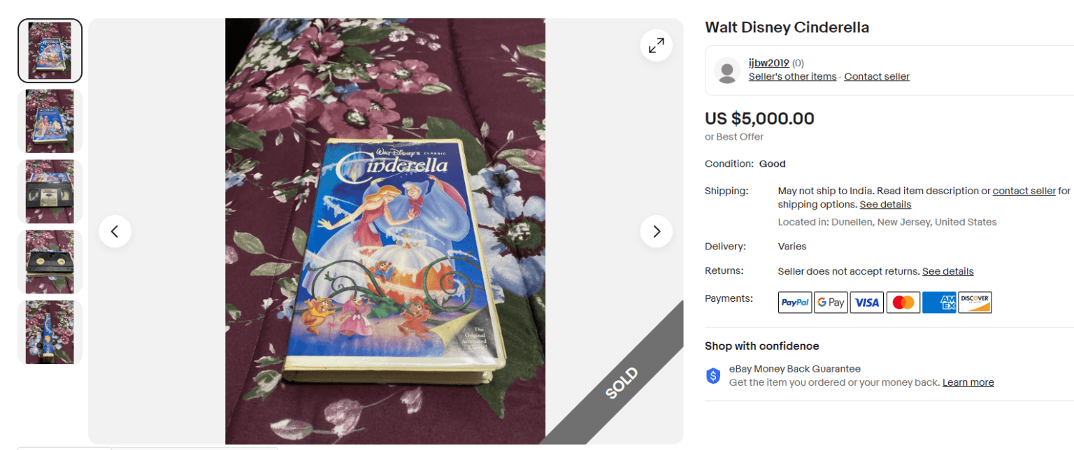Disney VHS Tapes: How to Identify the Ones Worth Money
