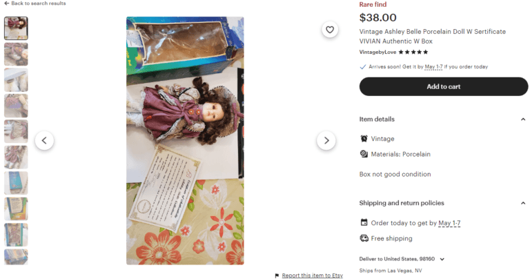 Ashley Belle Doll Value: Identification & Price Guide