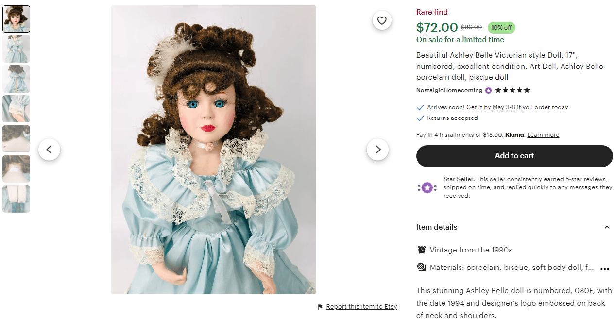 Ashley Belle Doll Value: Identification & Price Guide