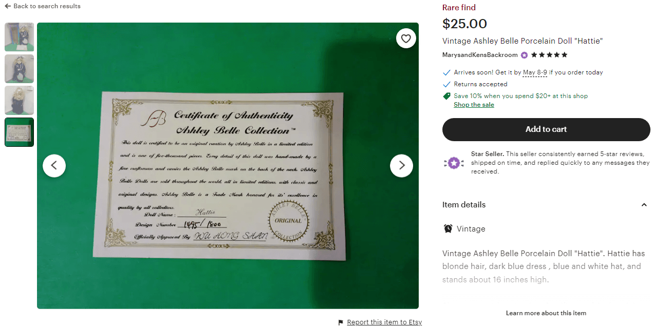 Ashley Belle Doll Value: Identification & Price Guide