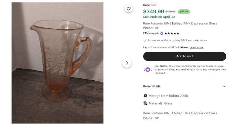 Pink Depression Glass Value Guide (Patterns to Look For)