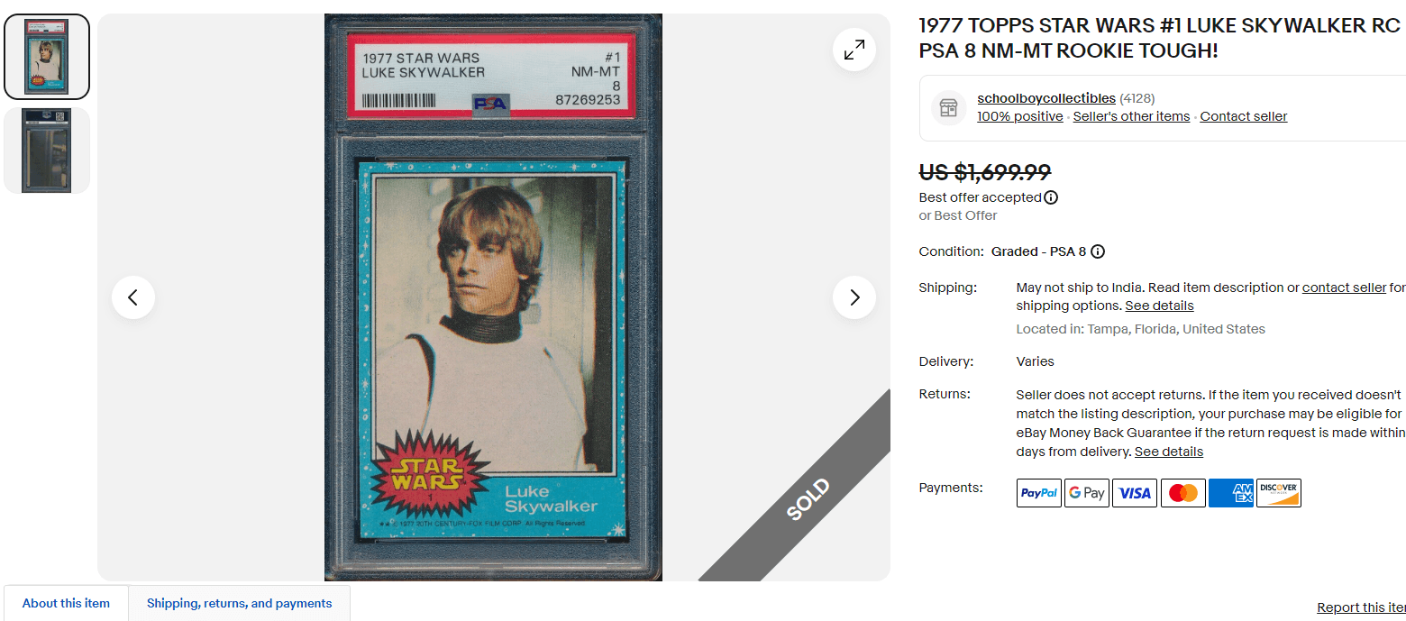 12 Most Valuable Vintage Star Wars Trading Cards to Collect