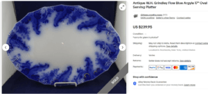 Flow Blue China: Patterns, Identification & Value Guide
