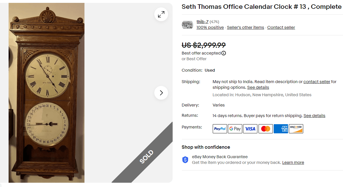 Seth Thomas Clocks Value & Dating Guide (Models & Marks ID)