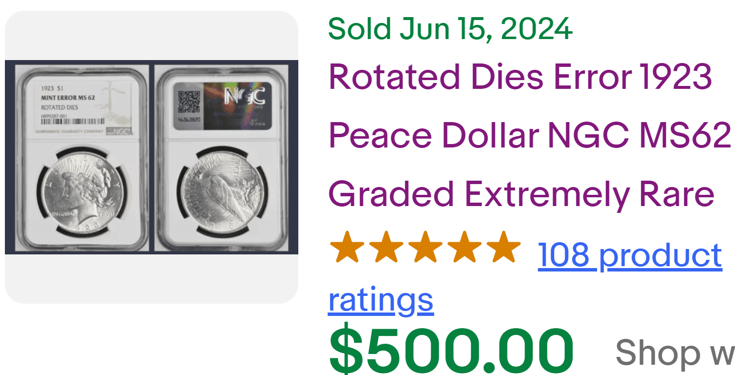 1923 Peace Silver Dollar Value (VAMs, Errors & More)