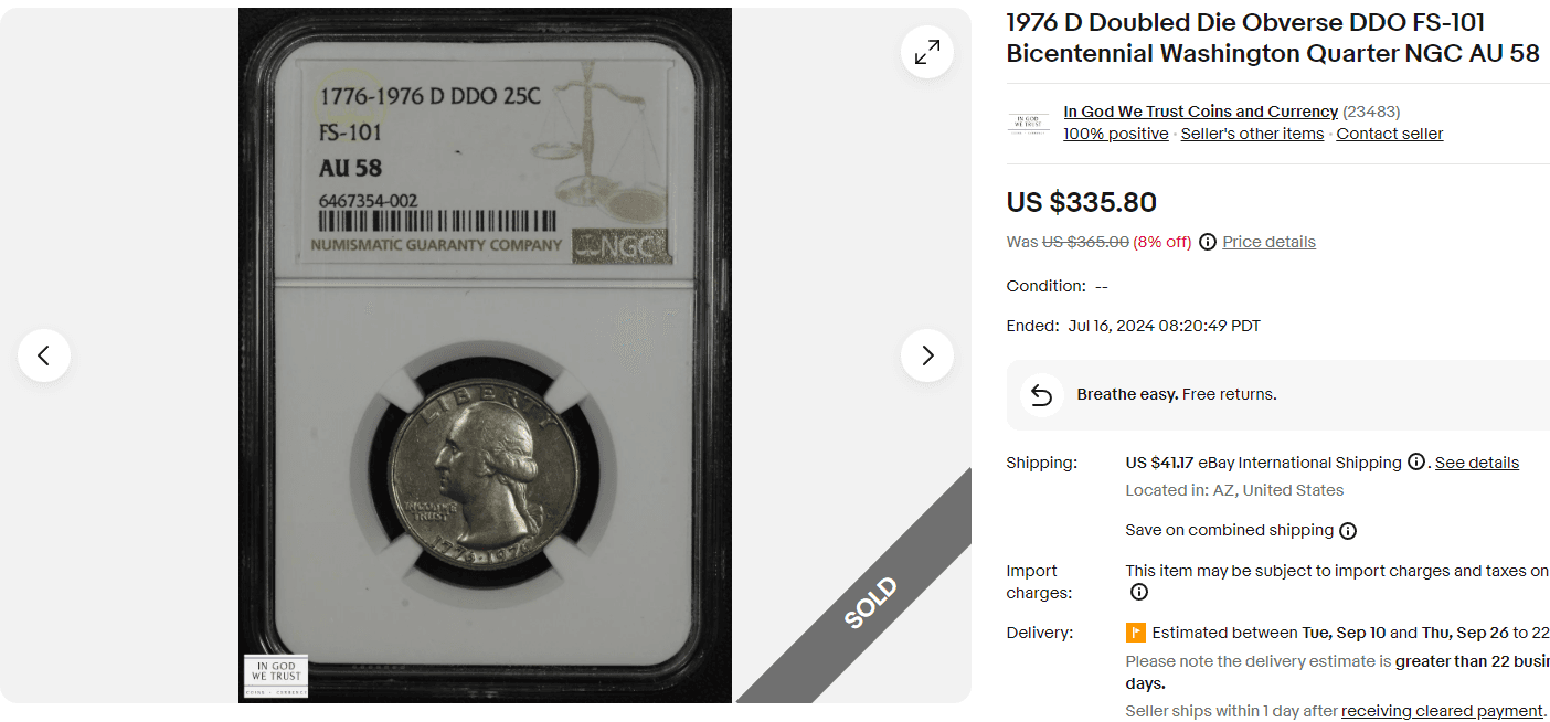 1776–1976 Bicentennial Quarter Value (Errors List & S, D Mint Marks)