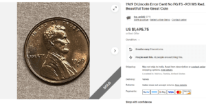 1969 Lincoln Penny Value (DDO, Other Errors & Mint Marks)