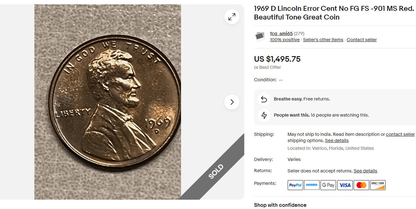 1969 Lincoln Penny Value (DDO, Other Errors & Mint Marks)
