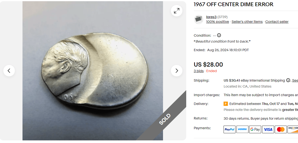 1967 Roosevelt Dime Value (Errors, SMS & No Mint Mark Worth)
