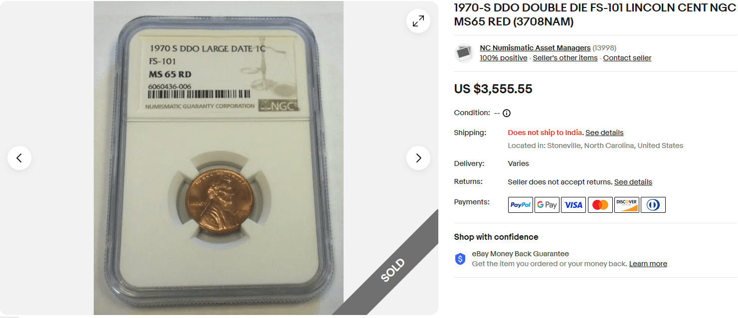 1970 Lincoln Penny Value (Small, Large Date Varieties & Errors)