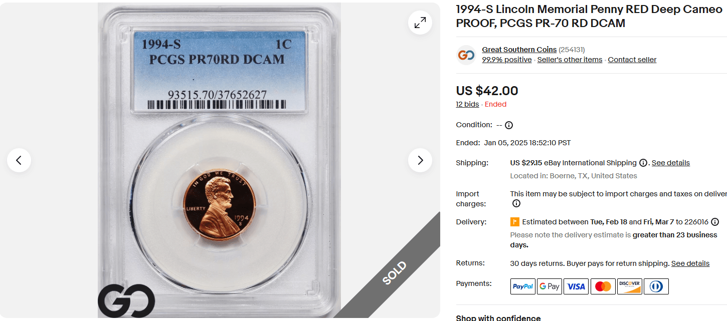 1994 Lincoln Penny Value (D, S, No Mint Mark, Proof & Errors)