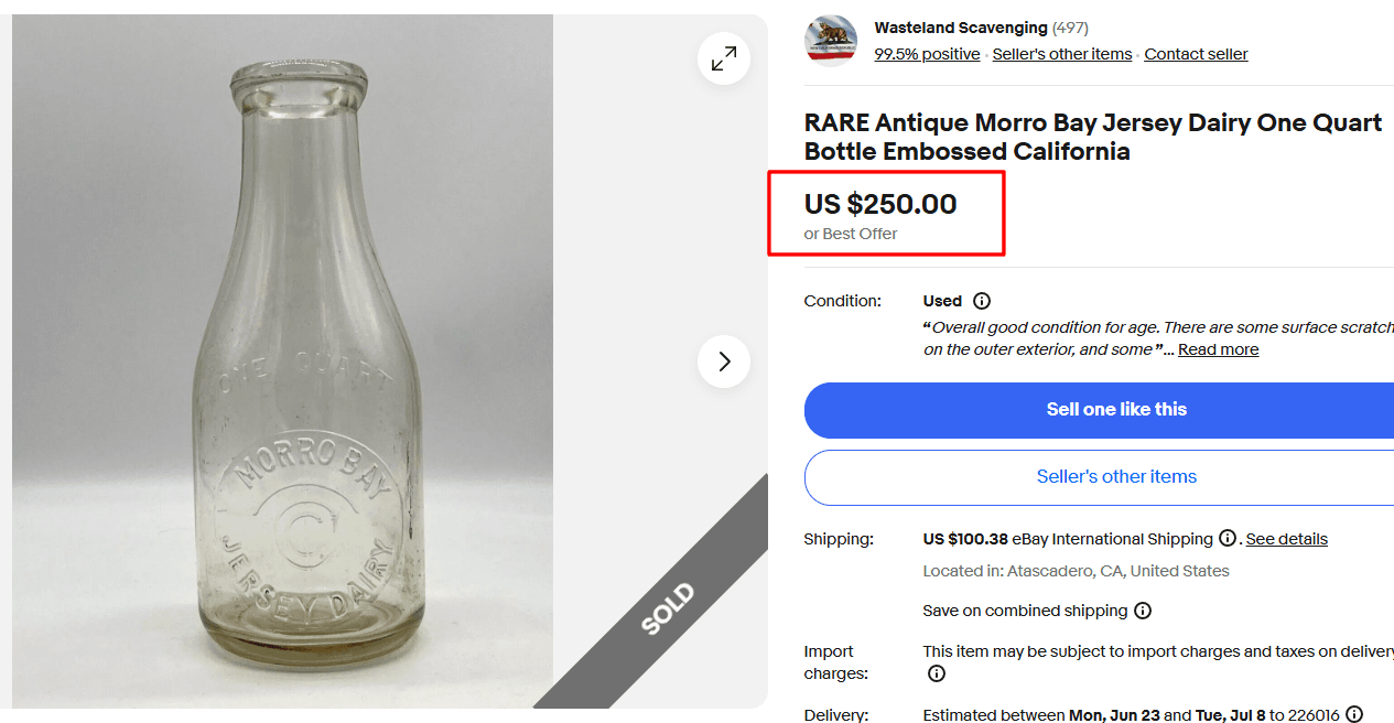 Old Vintage Milk Bottles Worth Money (With Identification Tips)