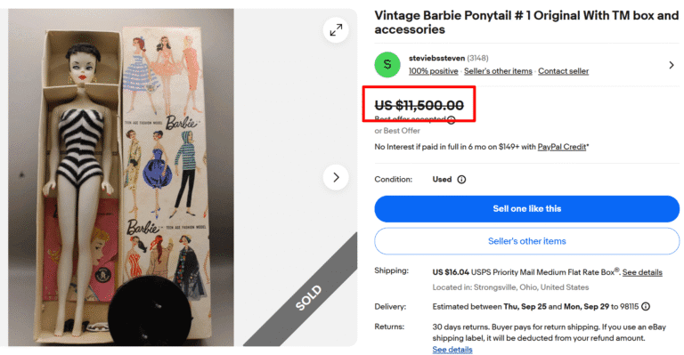 Collectible Vintage Barbie Dolls: Guide to Identify & Value Them
