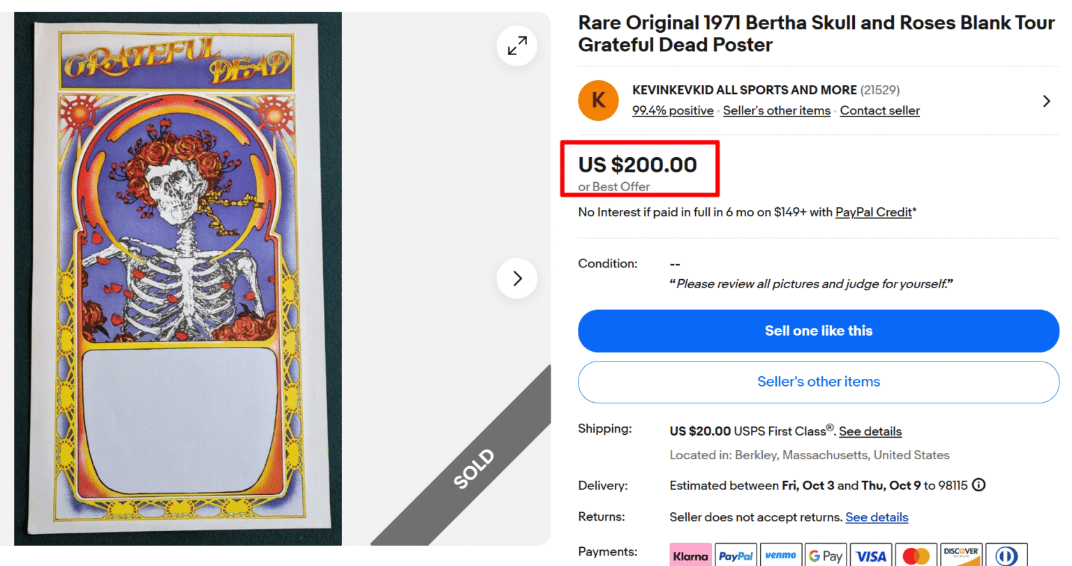 Why Are Vintage Music Posters So Valuable? (13 Collectible Examples to ...