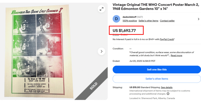 Why Are Vintage Music Posters So Valuable? (13 Collectible Examples to ...