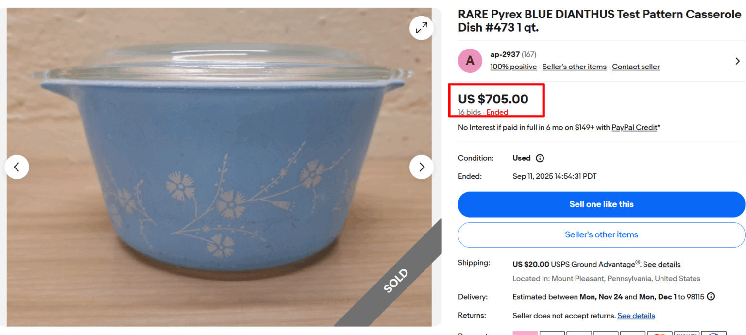 20 Vintage Pyrex Patterns Worth Serious Money in 2025