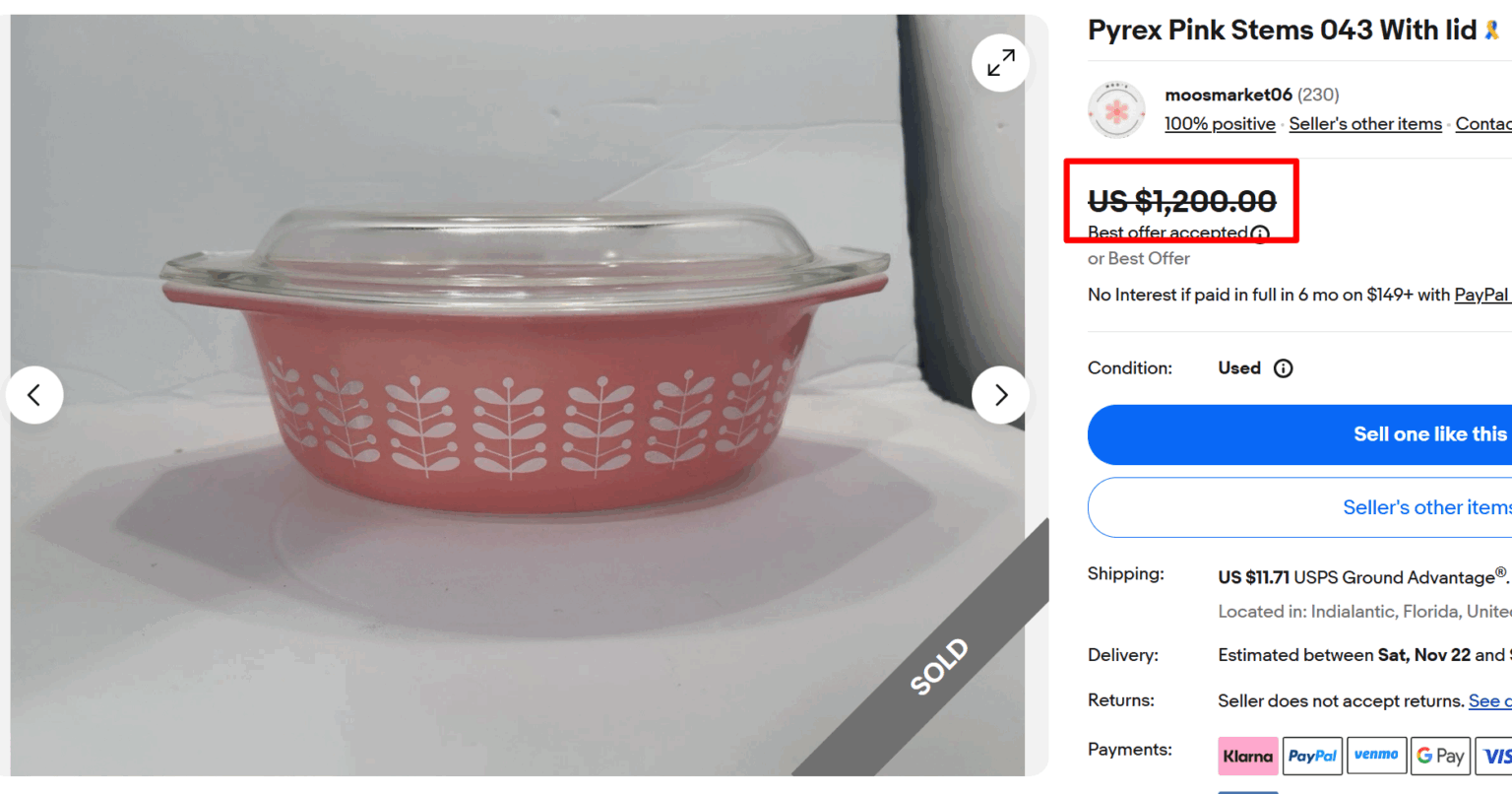 20 Vintage Pyrex Patterns Worth Serious Money in 2025