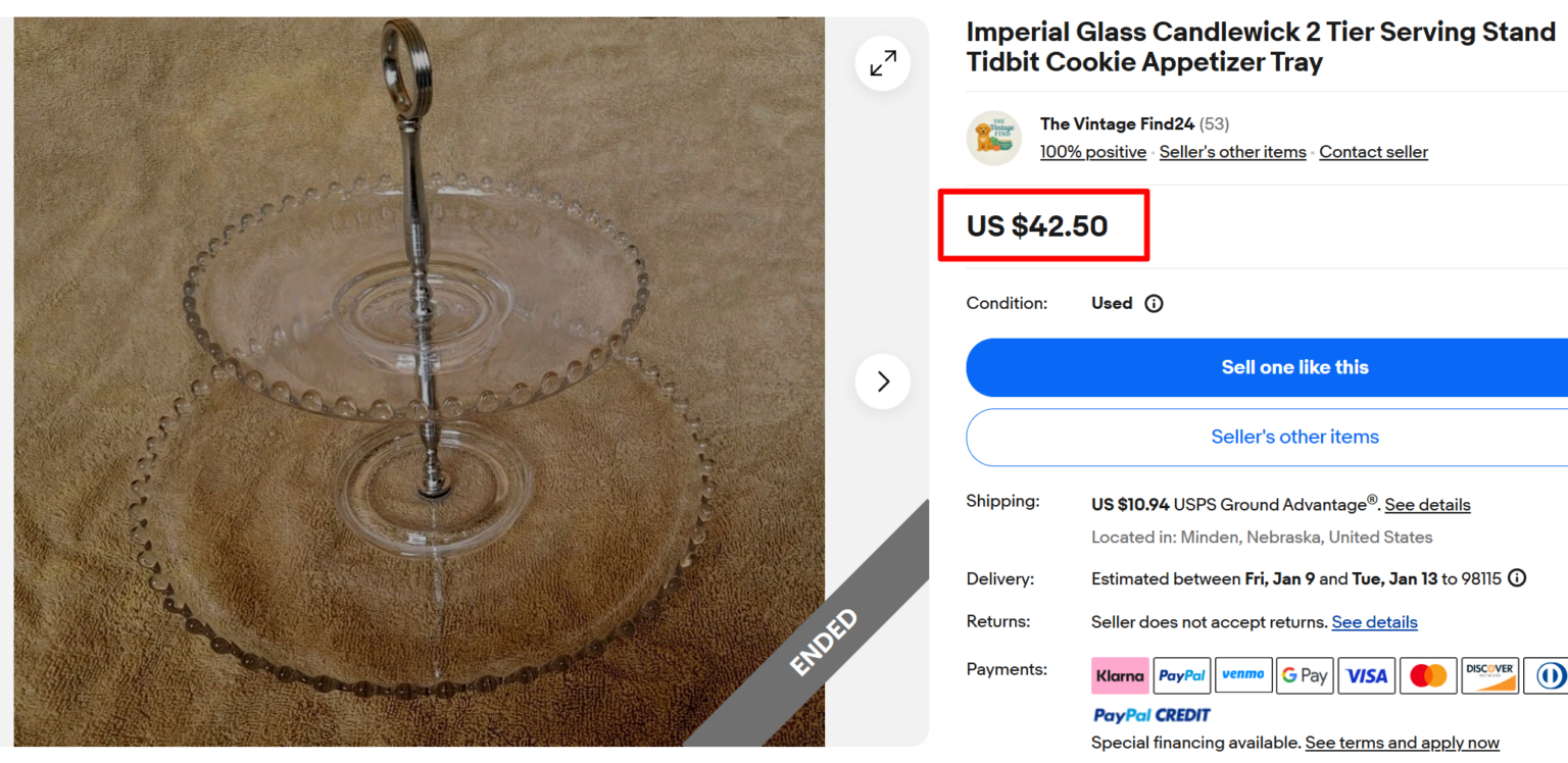 Collectible Vintage Candlewick Glassware (How to Spot Rare Pieces)