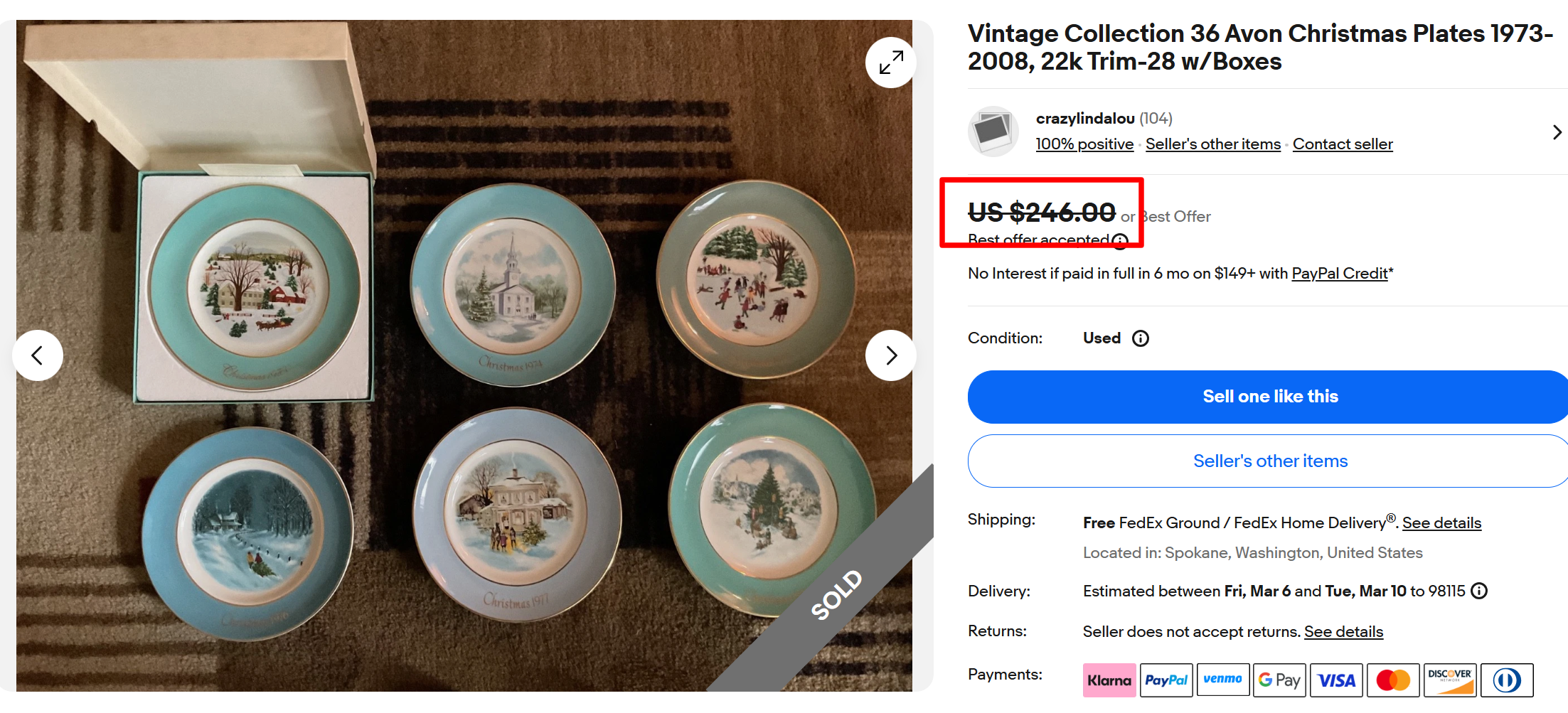 9 Rare Avon Plates Worth Looking For (From Christmas Series to ...