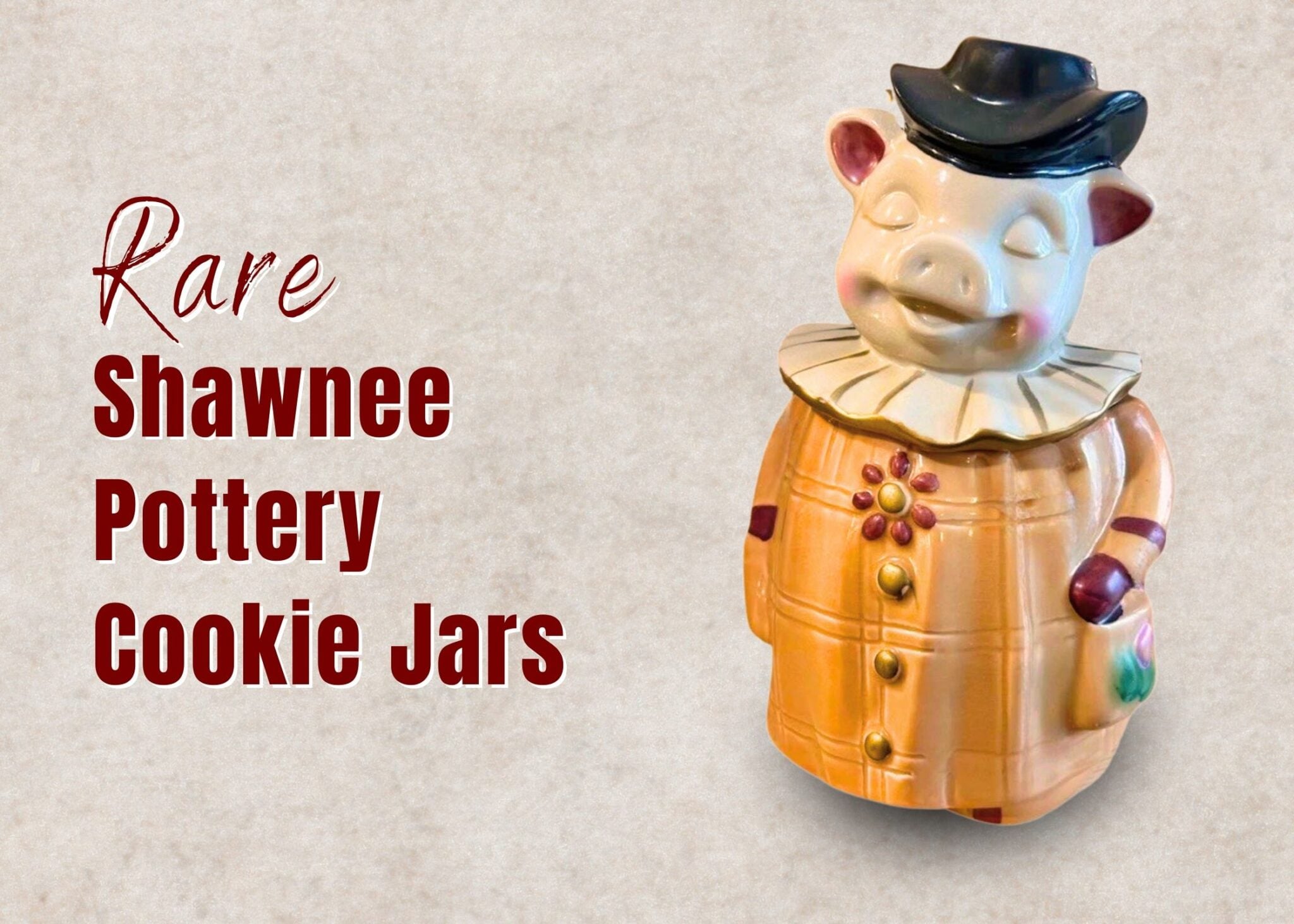 10 Rare Shawnee Pottery Cookie Jars (From Smiley Pig to Puss n' Boots)